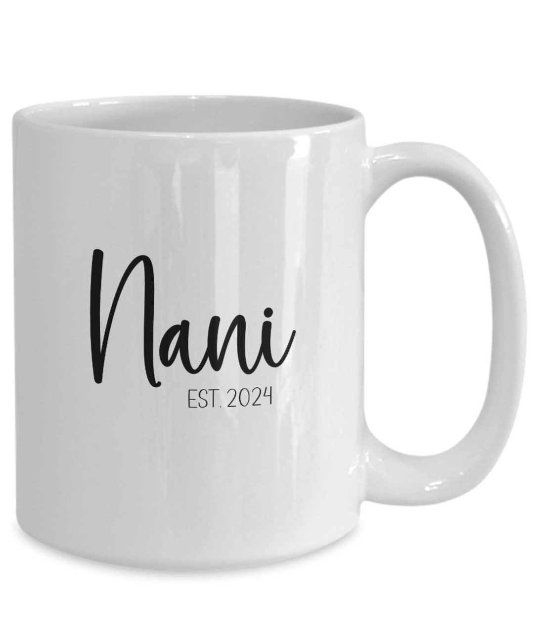Nani Est 2024 Mug, Nani to Be Gifts, New Nani, Baby Announcement, 1st ...
