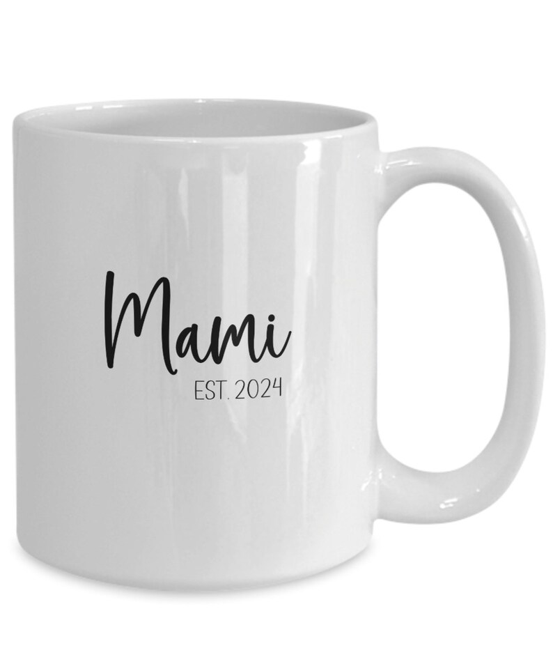 Mami Est 2024 Mug, Mami to Be Gifts, New Mom, Baby Shower Gifts ...