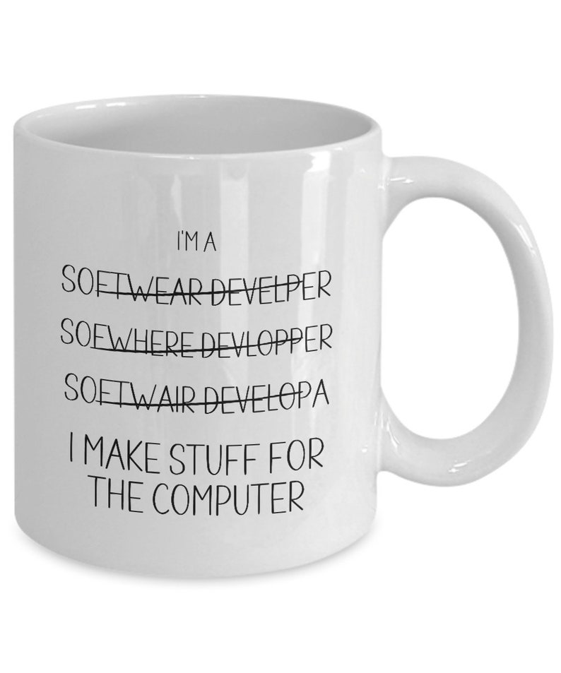 Software Developer Gift, Funny Computing Coffee Mug, Coworker Present ...