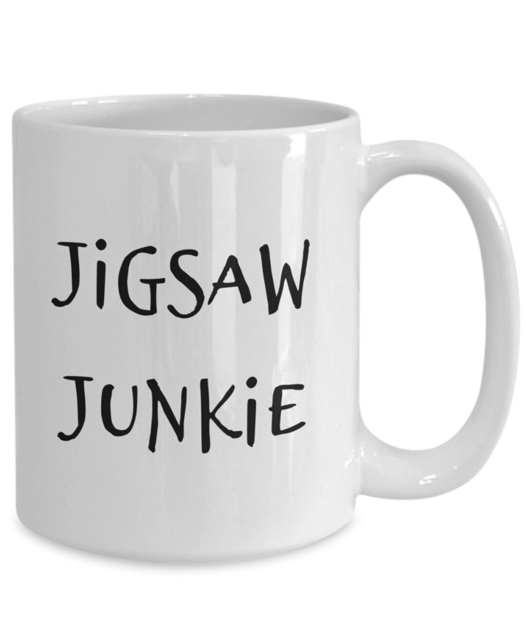 Jigsaw Junkie Mug, Funny Jigsaw Puzzle Gift, Jigsaw Joke/gag, Jigsaw ...