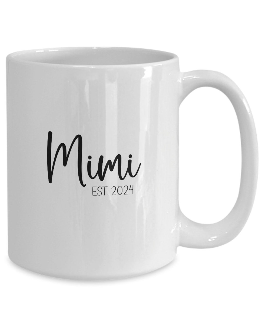 Mimi Est 2024 Mug, Mimi to Be Gifts, New Mimi, Pregnancy Announcement ...
