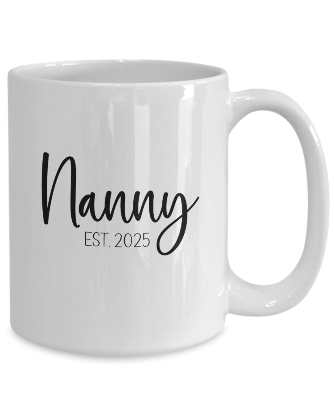 Nanny Est 2025, Nanny to Be Gifts, Baby/pregnancy Announcement, 1st ...