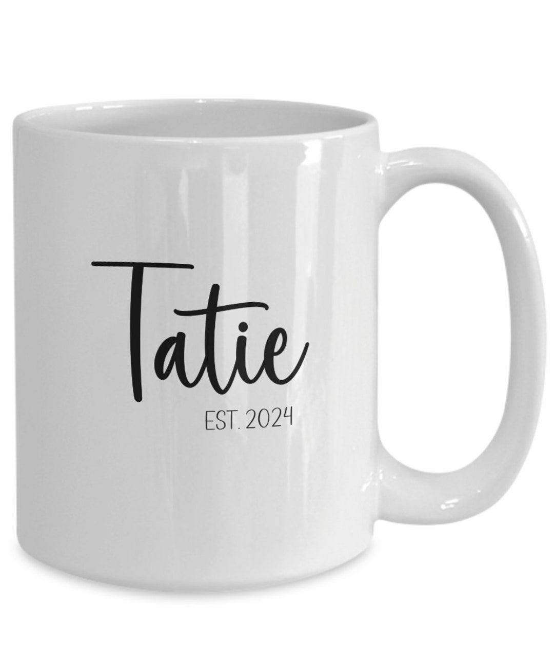 Tatie Est 2024 Mug, Tatie to Be Gifts, French Aunt Gift, New Tatie, 1st ...
