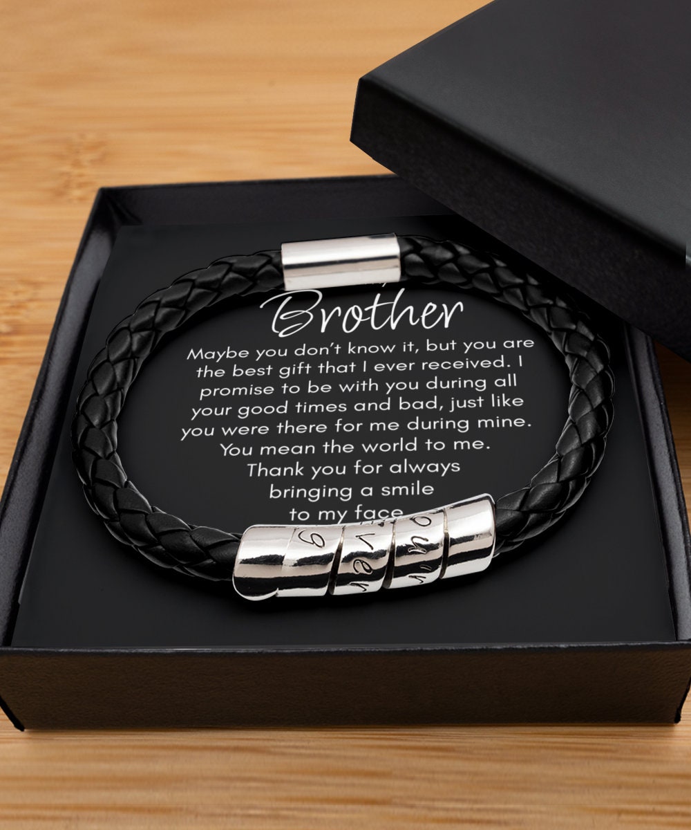 For My Brother Gifts, Best Brother Bracelet, Big Brother, Little ...