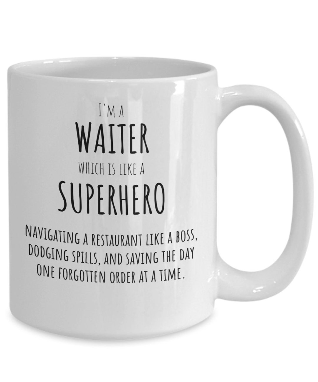 Funny Waiter Gifts, Waiter Coffee Mug, Bar Waiter Gifts, Fathers Day ...