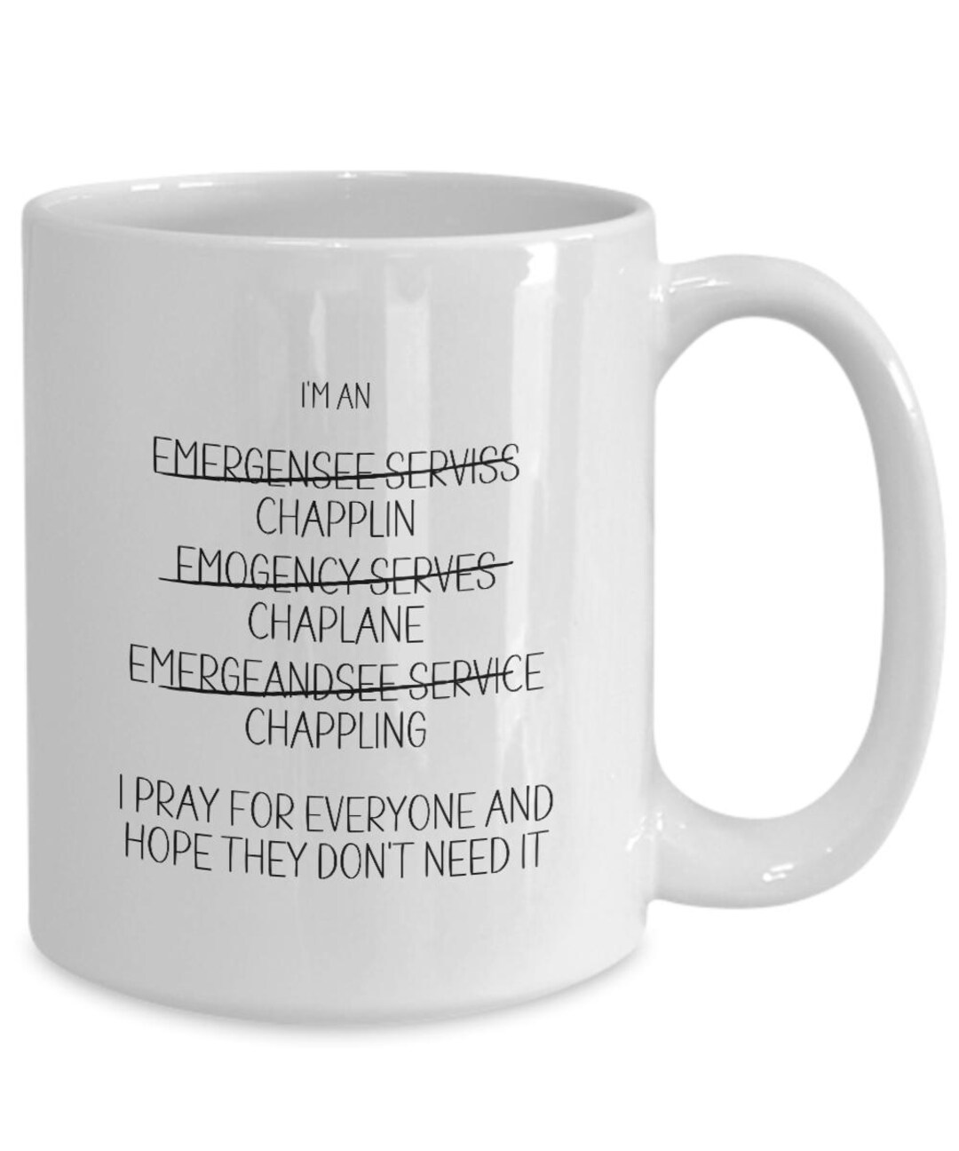 Emergency Services Chaplain Gift, Clergy, Pastor, Emergency Worker ...