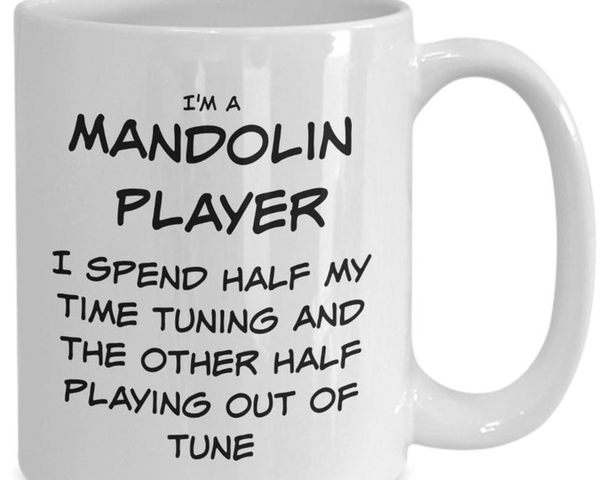 Funny Mandolin Mug Mandolin Player Gift Mandolinist Present It's Not A ...
