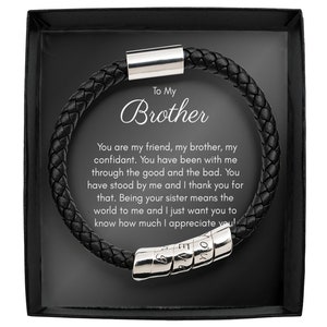 For My Brother Gifts, Best Brother Bracelet, Big Brother, Little ...