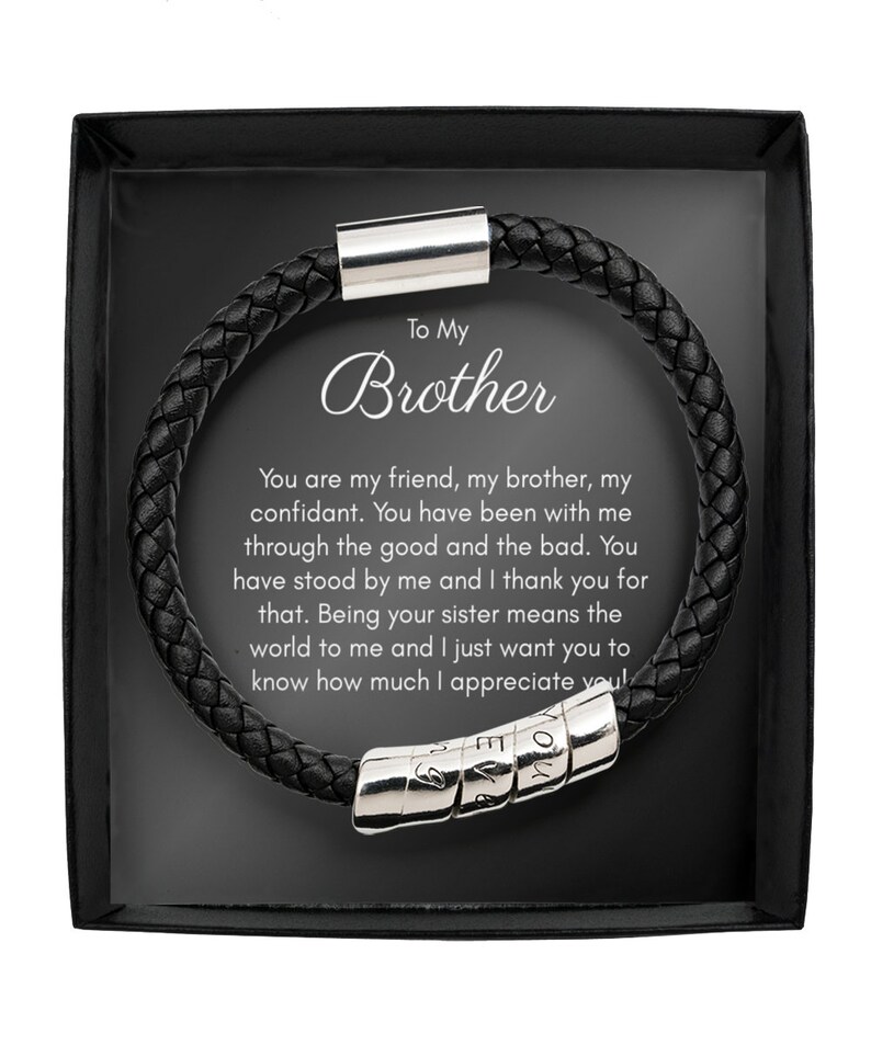 For My Brother Gifts, Best Brother Bracelet, Big Brother, Little ...