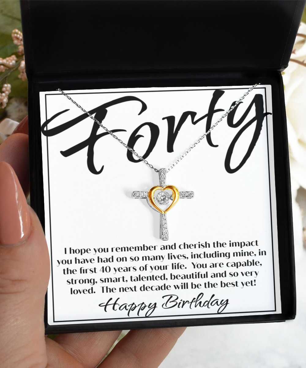 40th Birthday Gift for Women, for Daughter/best Friend, Fortieth ...