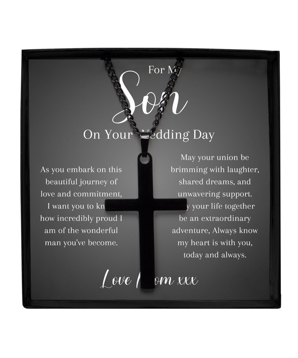Gift for Son on His Wedding Day, Wedding Gift for Son, From Mom ...