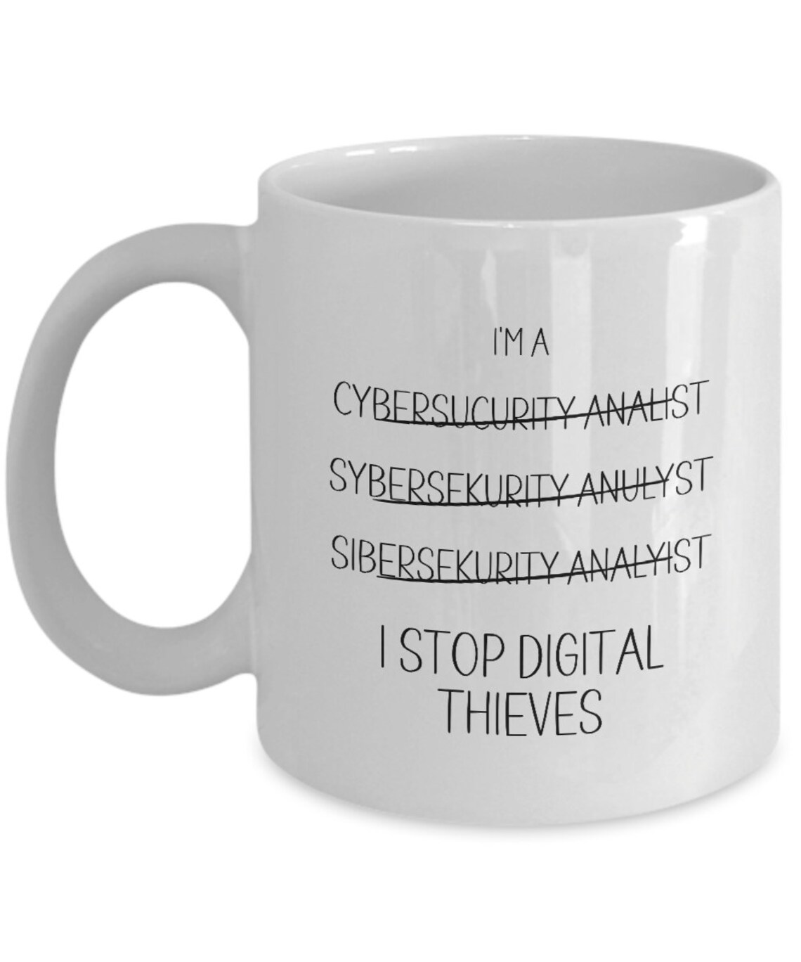 Cybersecurity Analyst Gift, Funny Computing Coffee Mug, Coworker ...