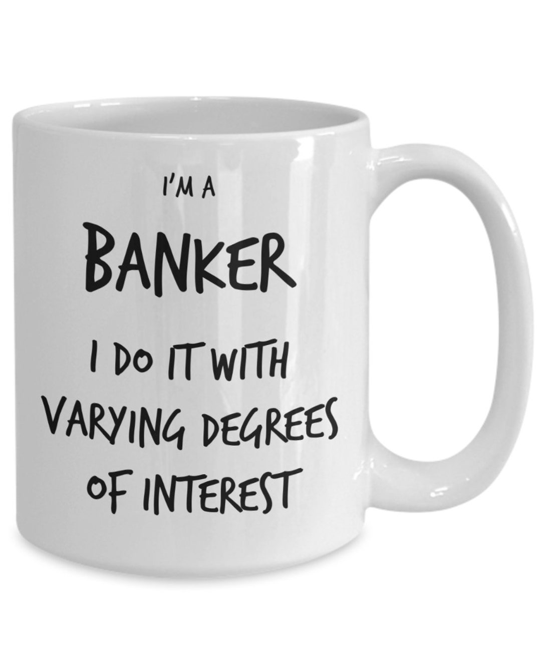 Banker Coffee Mug, Funny Banker Gift, Rude Banker Present, Investment ...