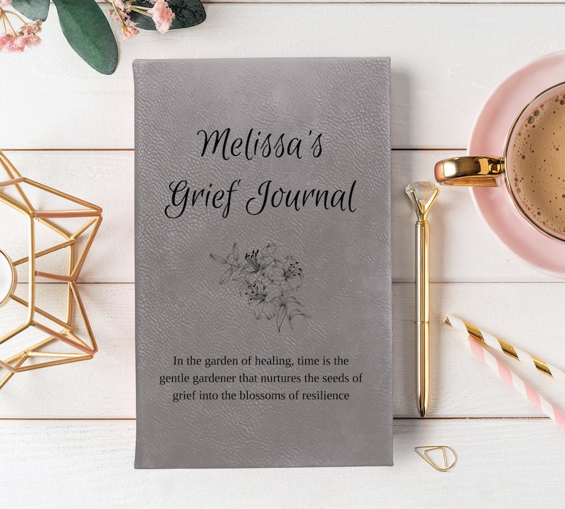 Grief Journal, Loss of A Loved One, Personalized, in Memory of Mom ...