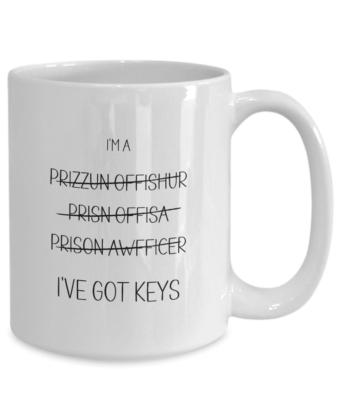 Prison Officer Gift, Funny Prison Guard Present, Emergency Worker ...