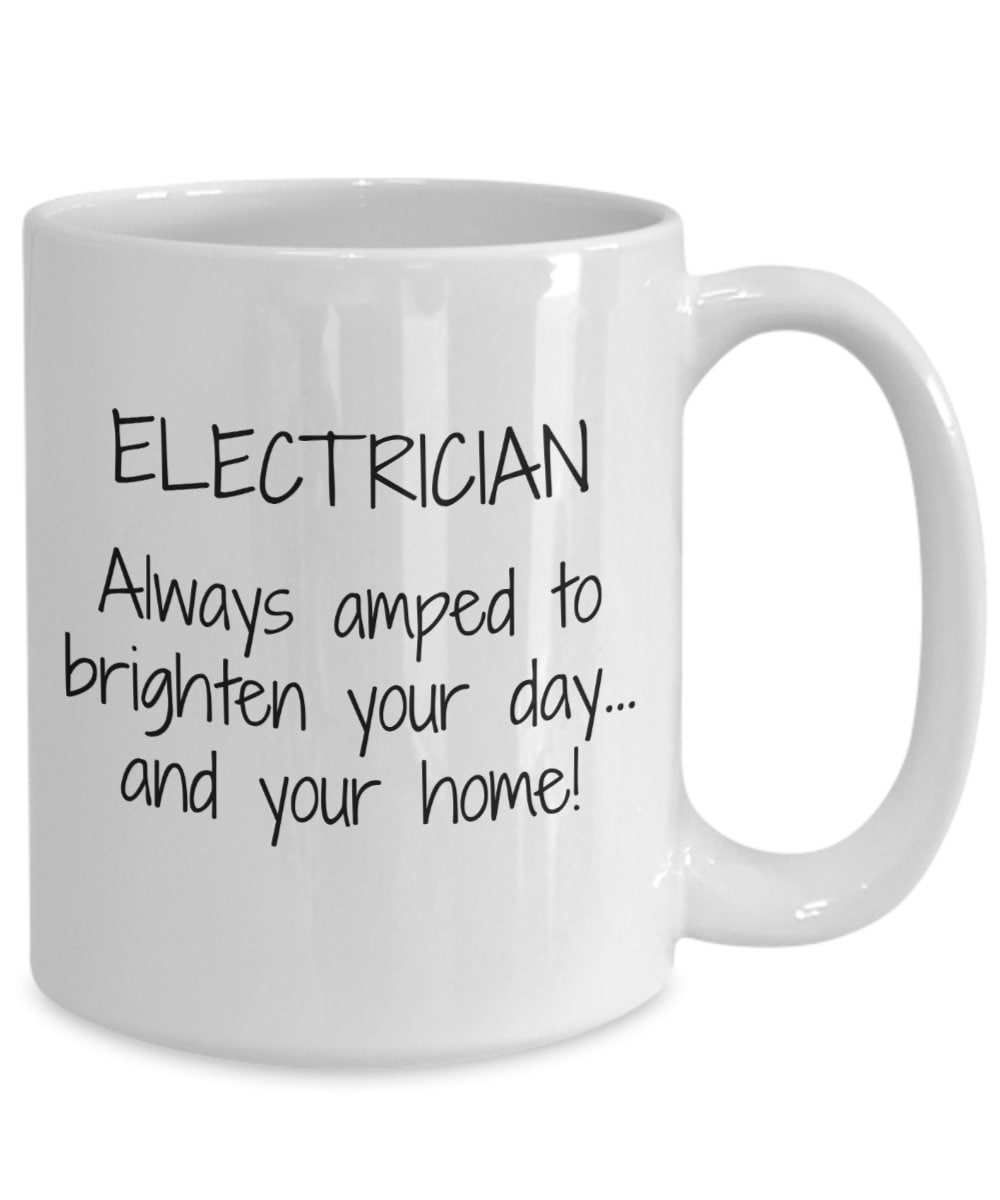 Funny Electrician Coffee Mug Gifts for Electrician Dad is an - Etsy