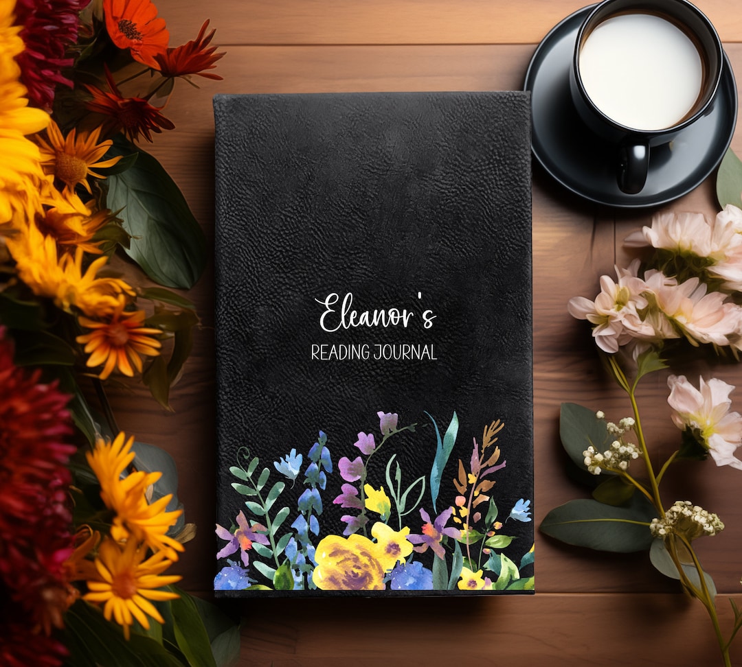 Custom Reading Tracker, Reading Journal, Notebook, Personalized Reading ...