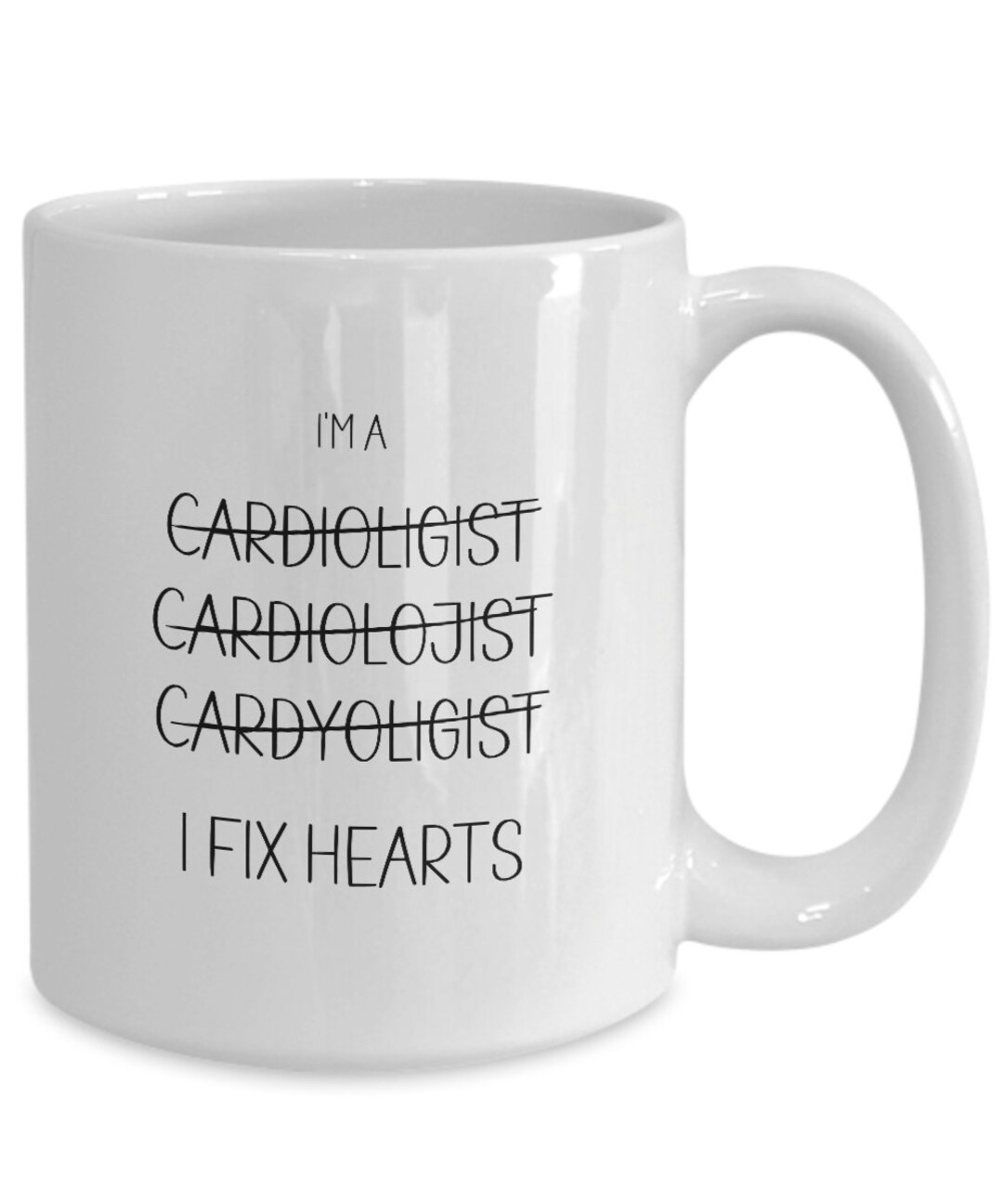 I'm a Cardiologist Gift, Funny Cardiologist Coffee Mug, New ...