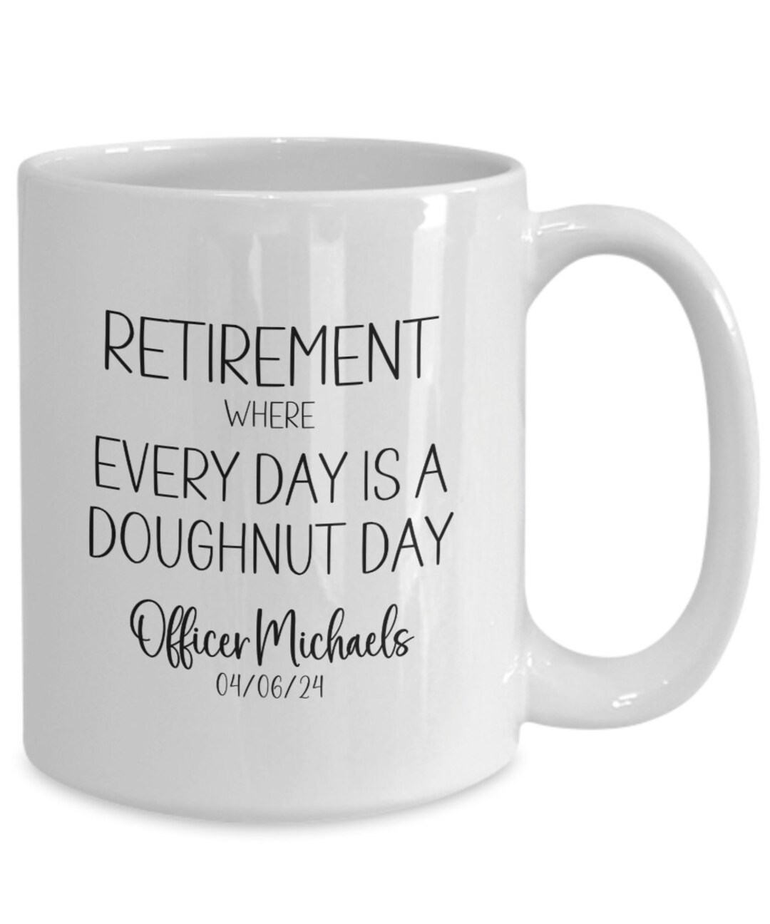 Personalized Police Retirement Gifts, Funny Police Officer Retirement ...