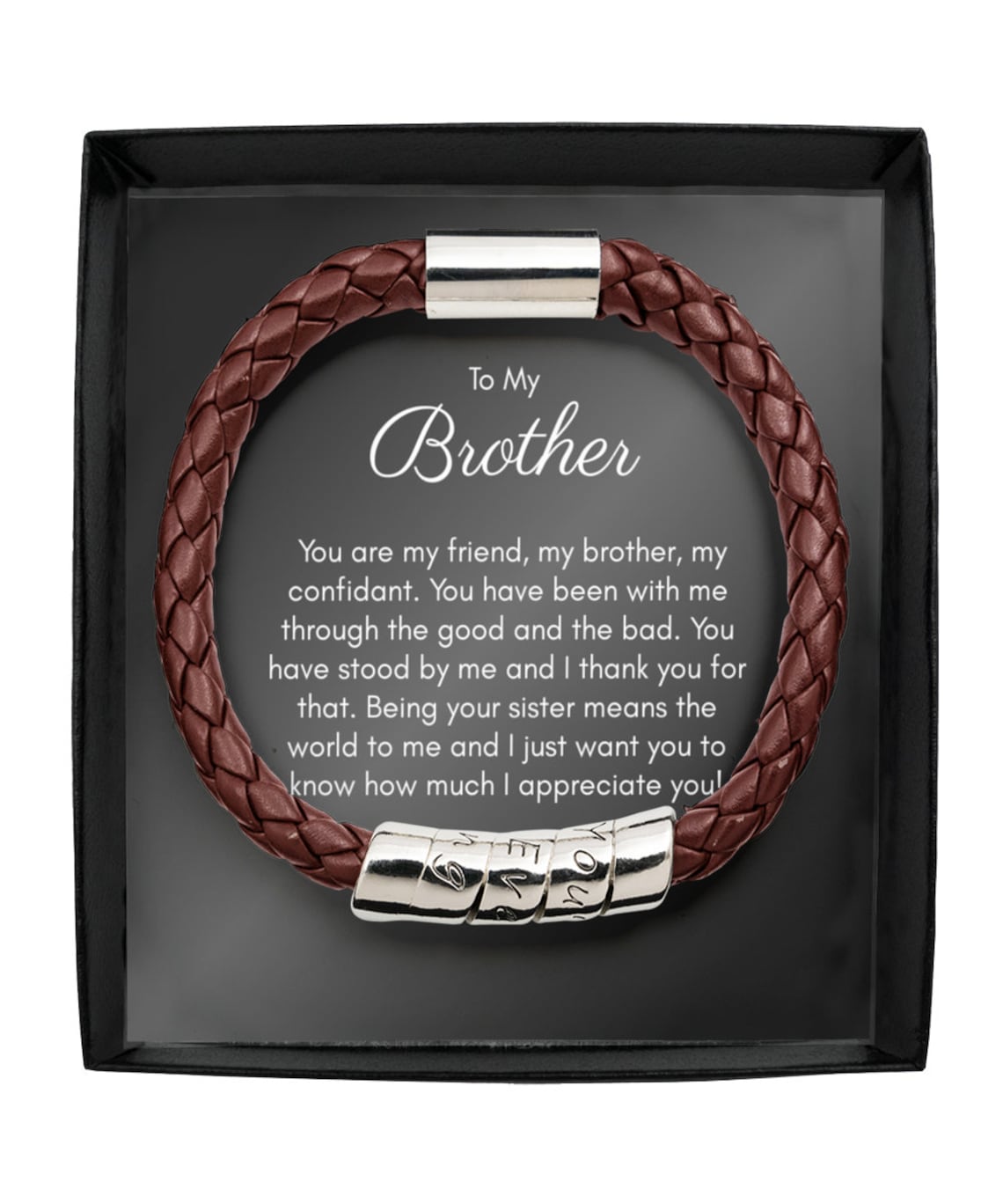 For My Brother Gifts, Best Brother Bracelet, Big Brother, Little ...