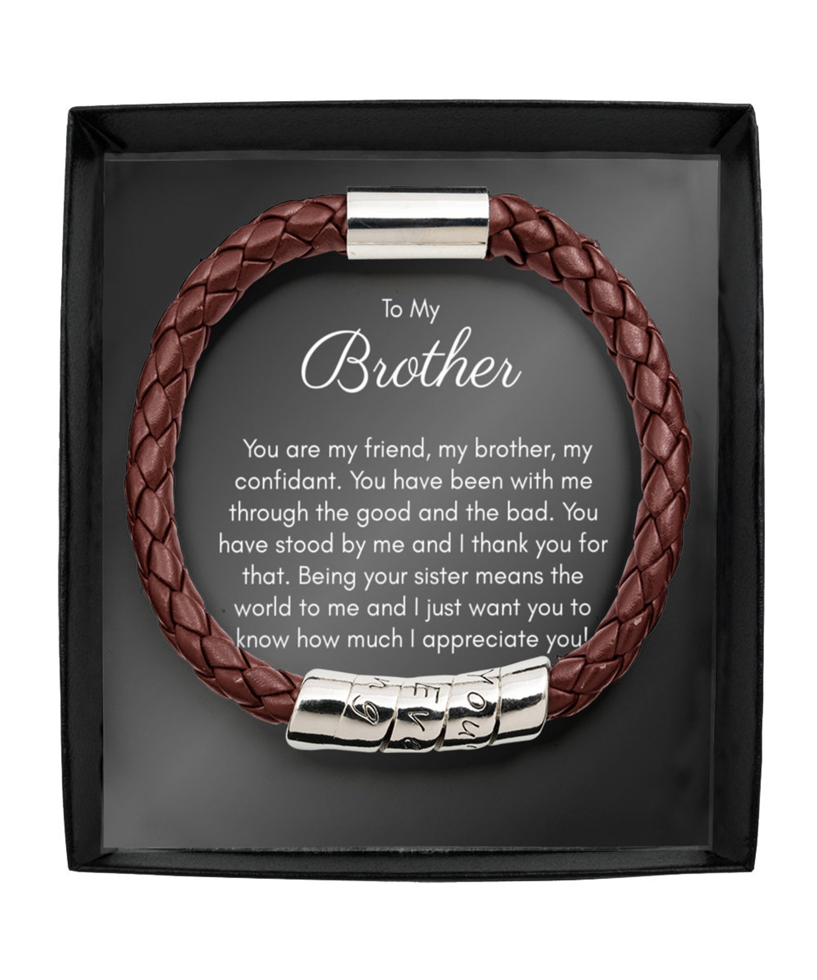 For My Brother Gifts Best Brother Bracelet Big Brother - Etsy