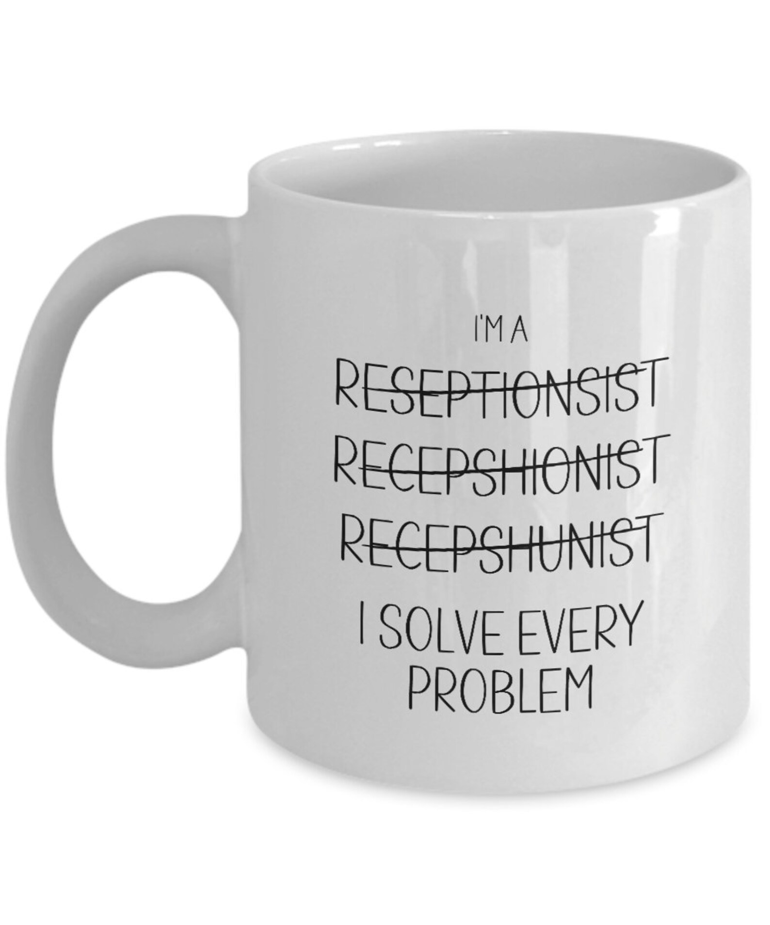 Receptionist Gift, Funny Receptionist Coffee Mug, Coworker Gift ...