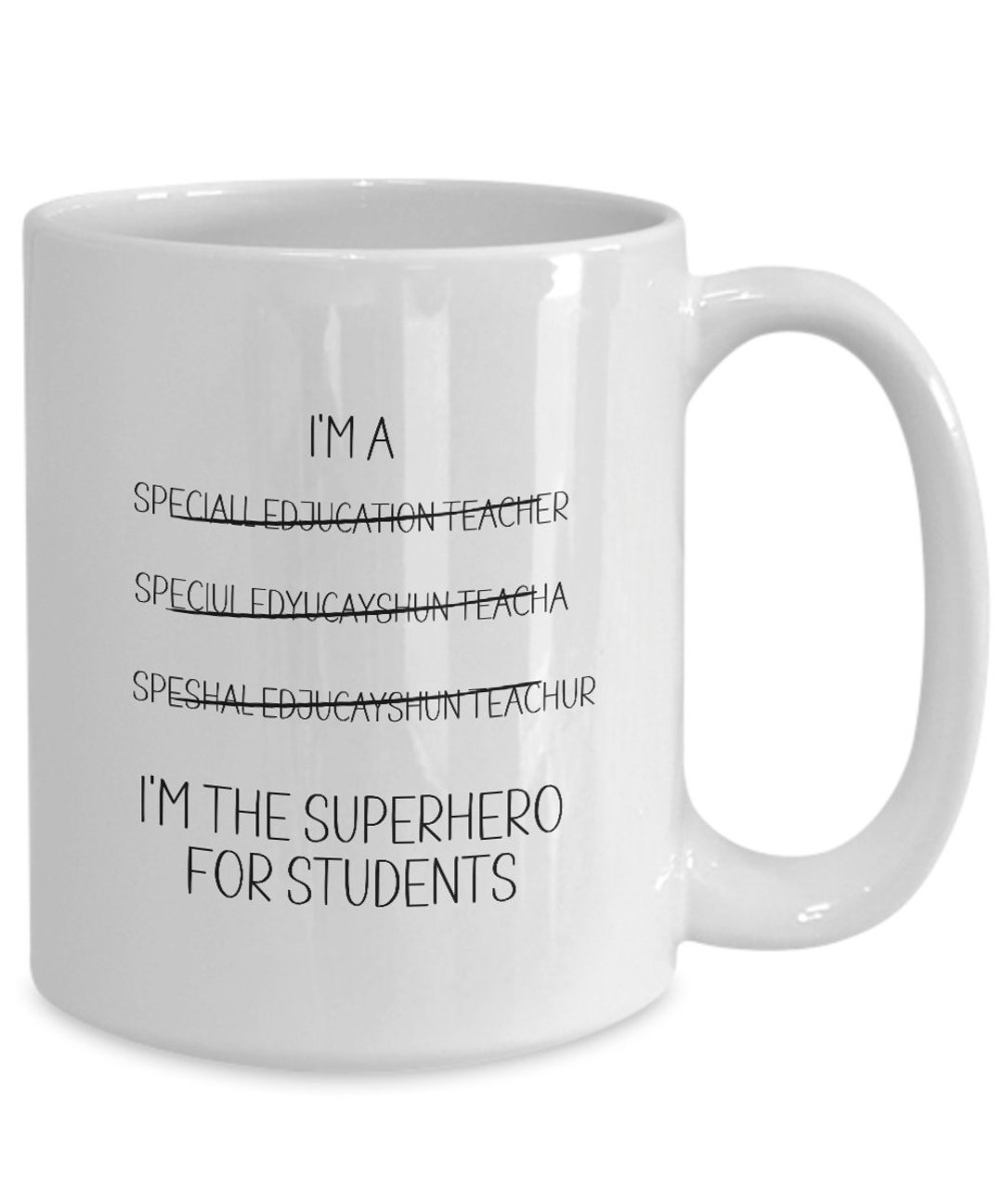Funny Special Education Teacher Gifts, Coffee Mug for Special Ed ...