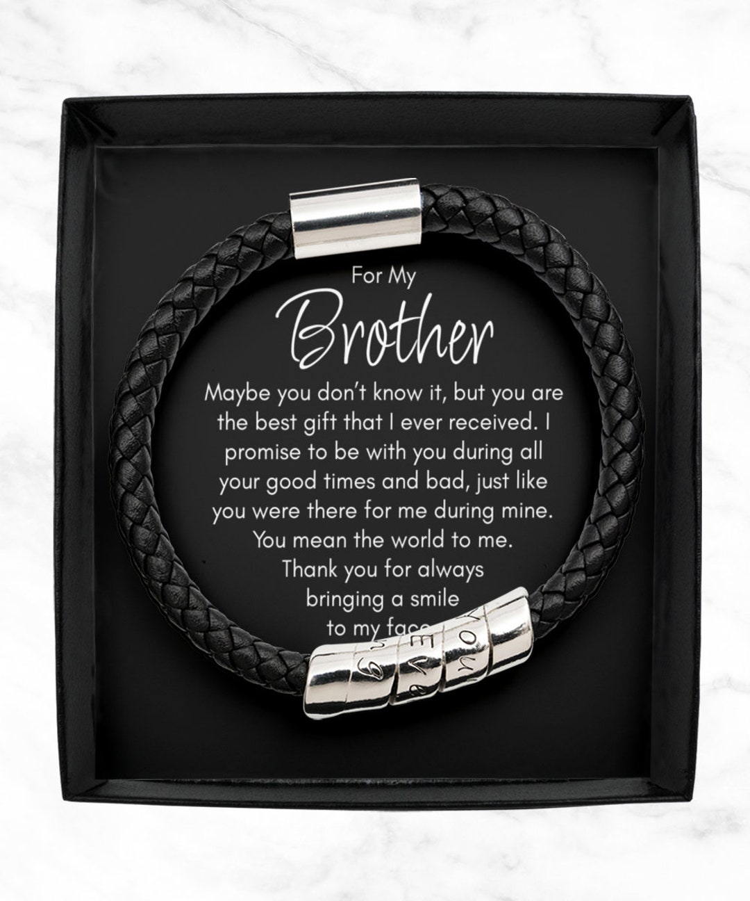 For My Brother Gifts, Best Brother Bracelet, Big Brother, Little ...