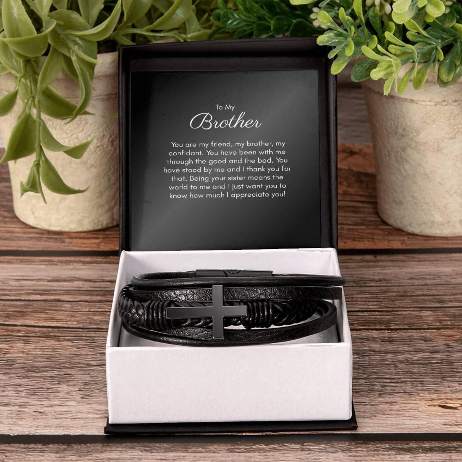 For My Brother Gifts, Best Brother Bracelet, Big Brother, Little ...