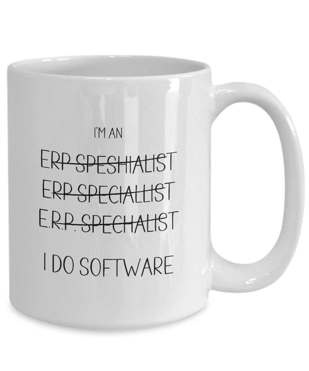 ERP Specialist Gift, Funny Computing Coffee Mug, Coworker Present, IT ...