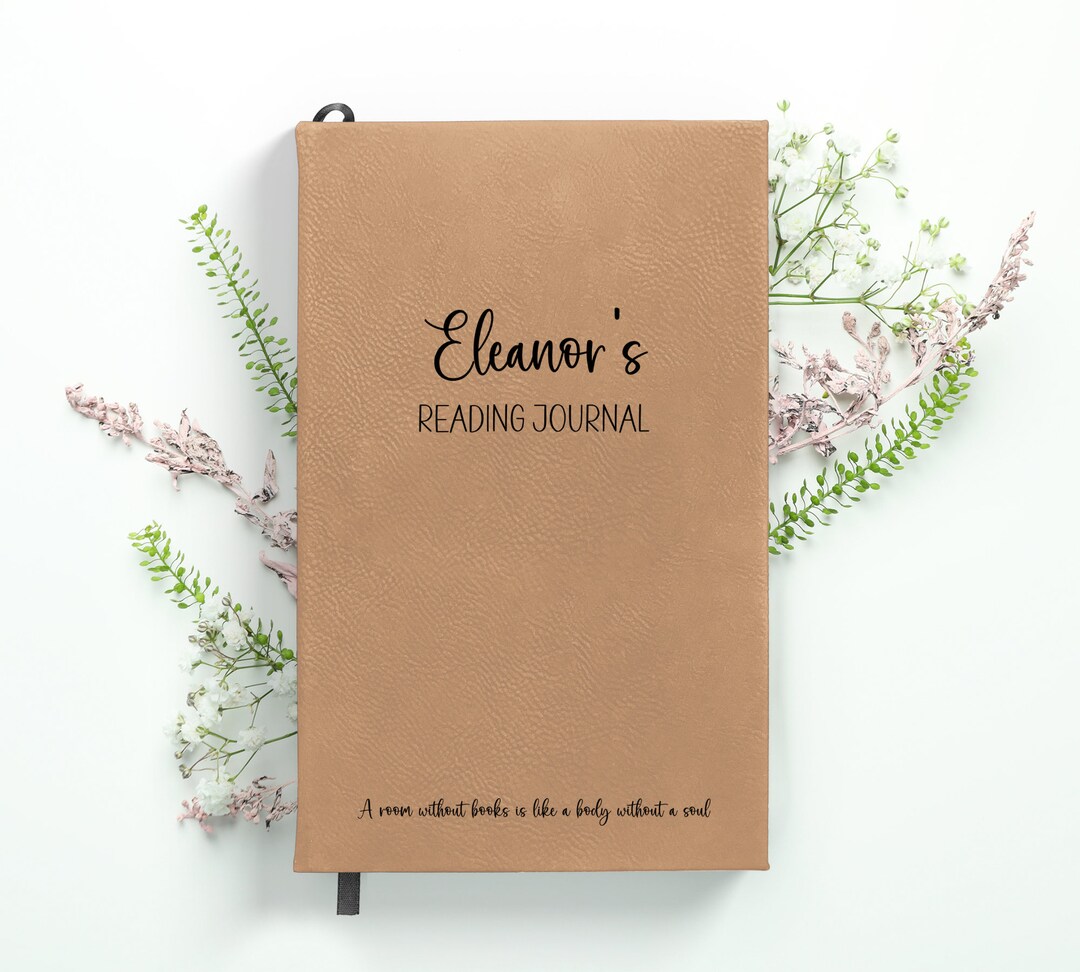 Personalized Reading Journal, Reading Tracker, Notebook, Custom Reading ...