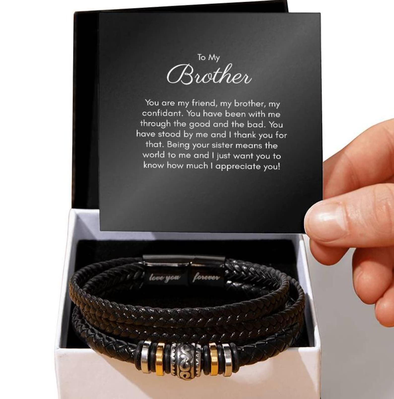 For My Brother Gifts, Best Brother Bracelet, Big Brother, Little ...