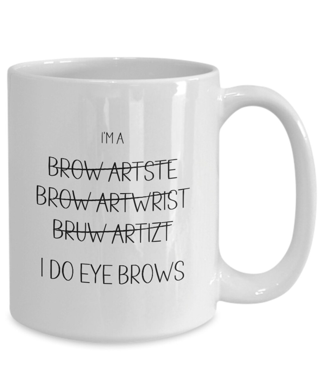 I'm a Brow Artist Gift, Funny Eye Brow Artist, Thank You, Appreciation ...