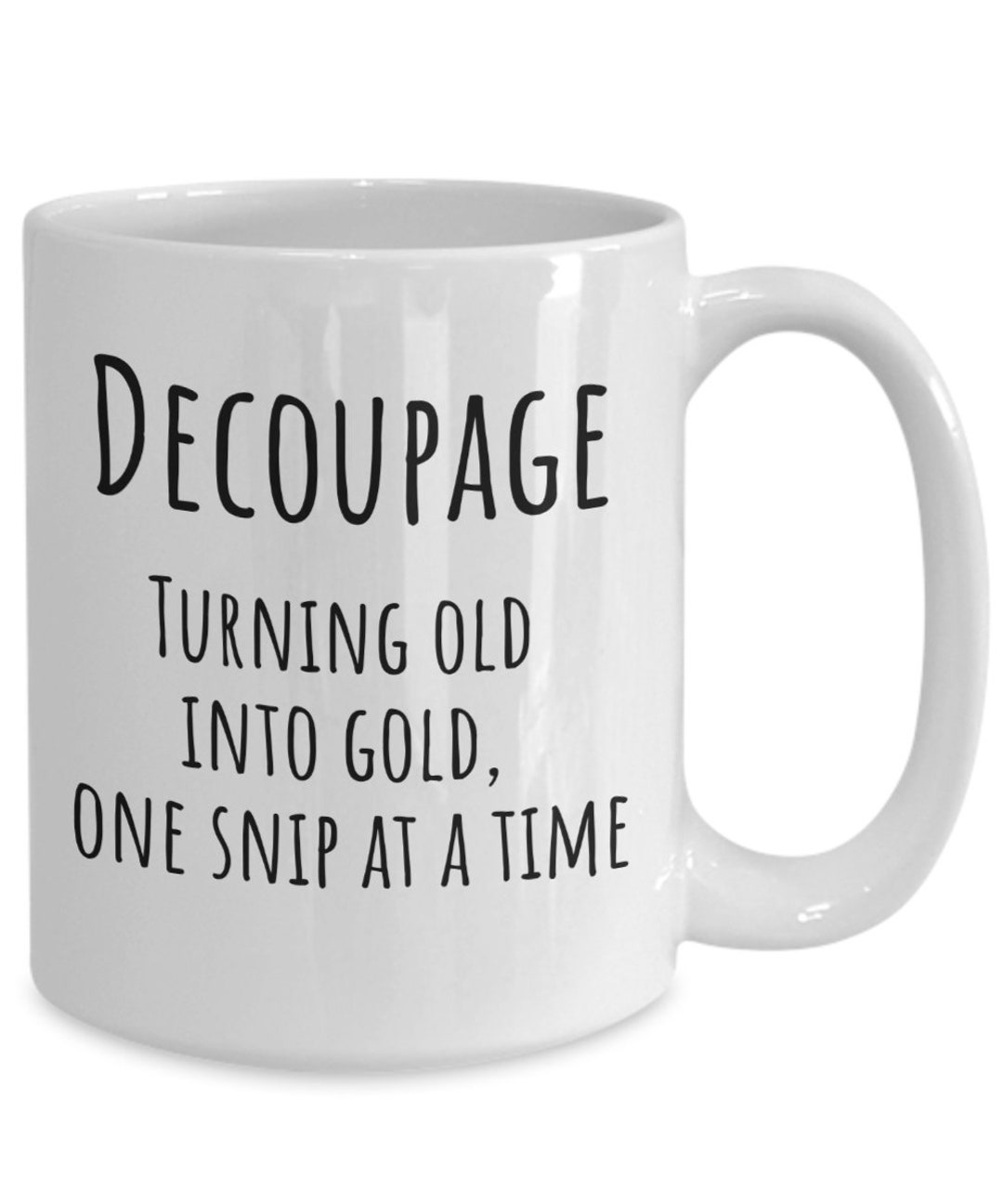 Decoupage Gift Ideas, Decoupage Coffee Mug, Funny Gift for Someone Who ...