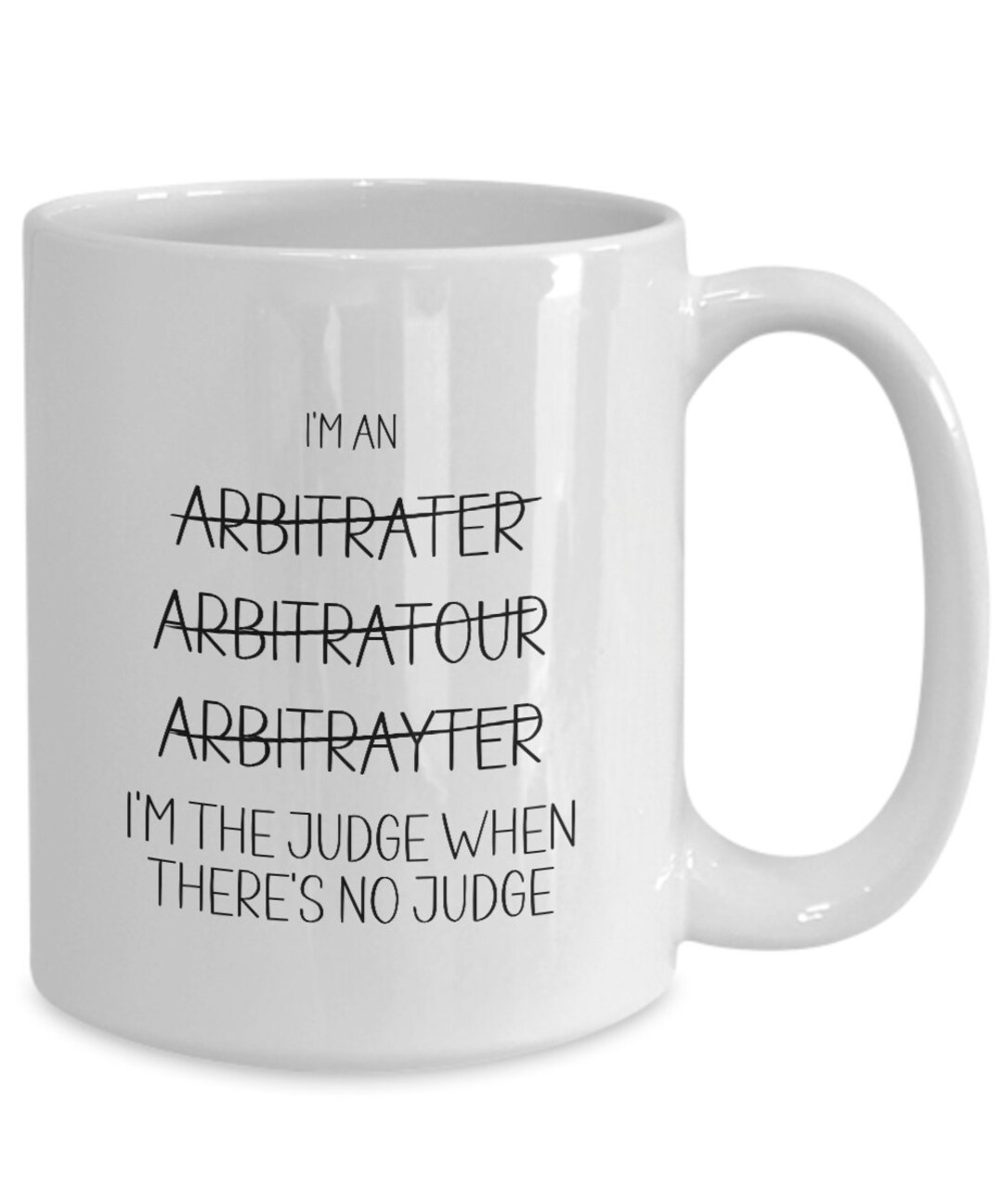 Funny Gift for Arbitrator, Arbitrator Coffee Mug, Law Related Gifts ...
