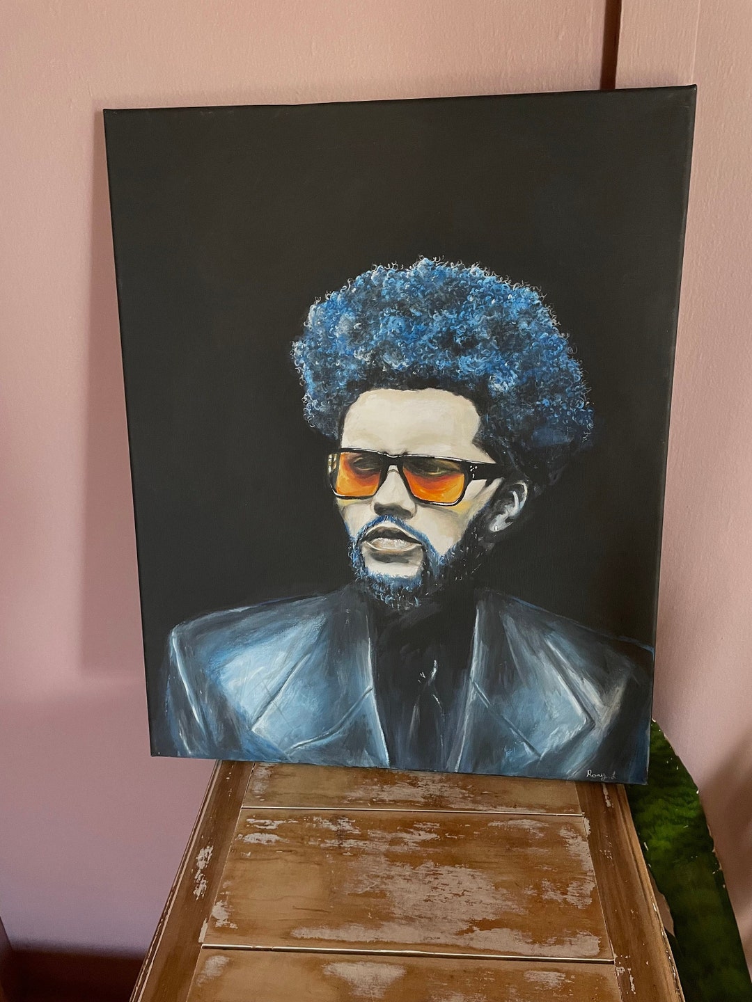 Original Acrylic Painting of the Weeknd 16x20 - Etsy