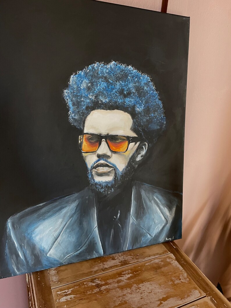 Original Acrylic Painting of the Weeknd 16x20 - Etsy