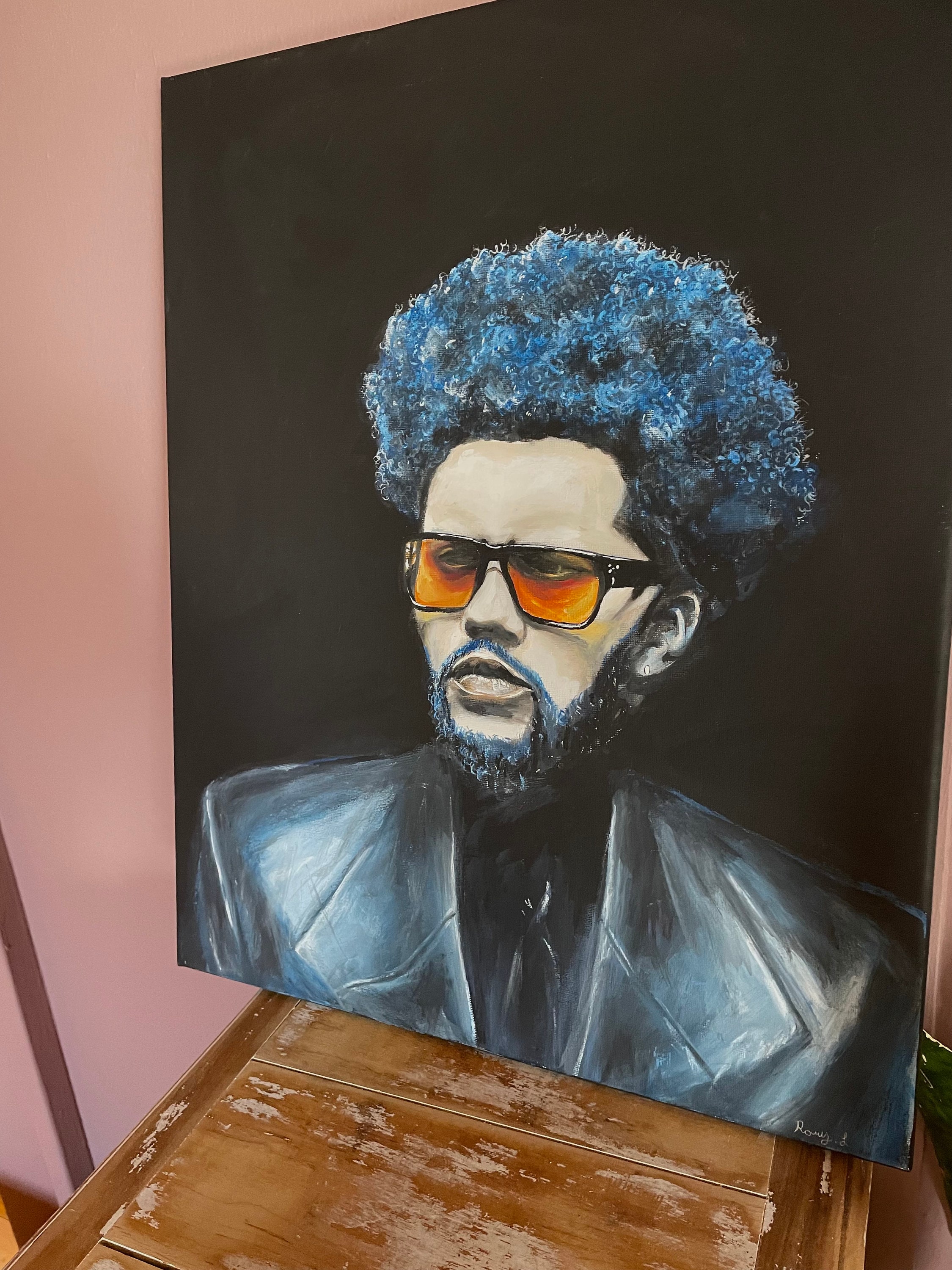 Original Acrylic Painting of the Weeknd 16x20 - Etsy
