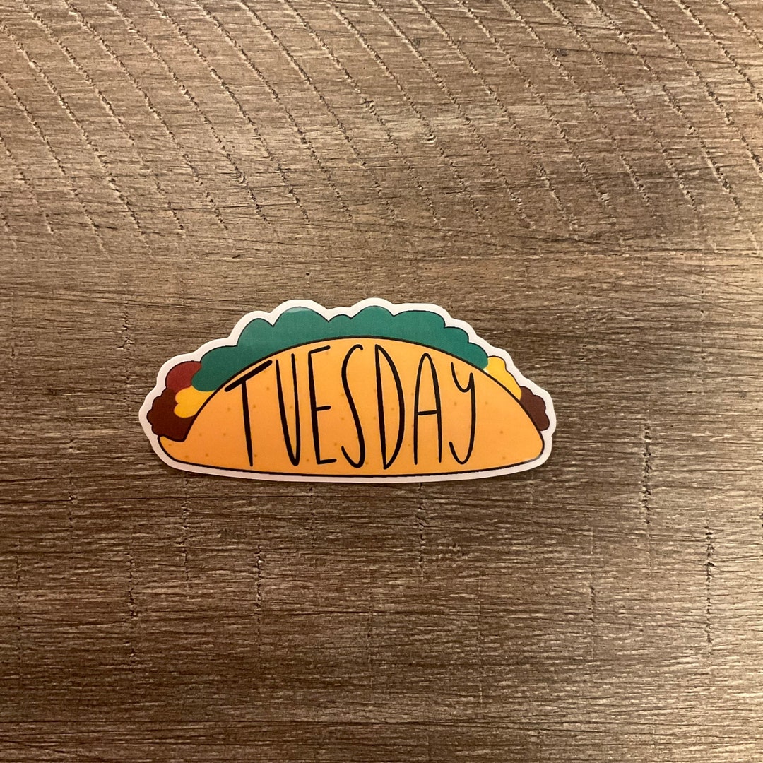 Taco Tuesday Sticker - Etsy
