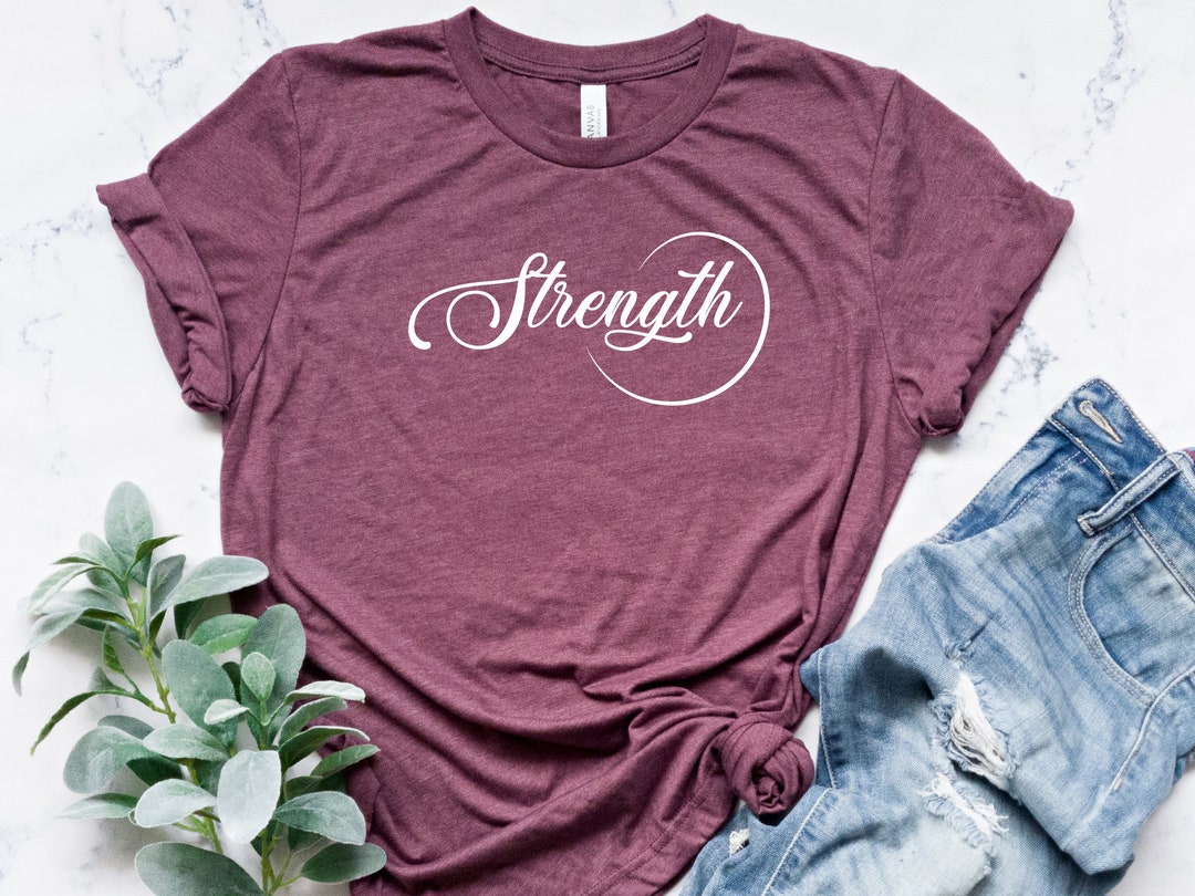 Strength Shirts, Christian Shirt, Faith Shirt, Strength, Religious ...