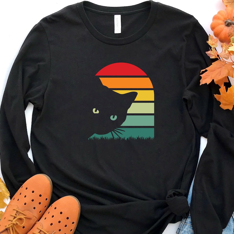 Retro Cat - Etsy