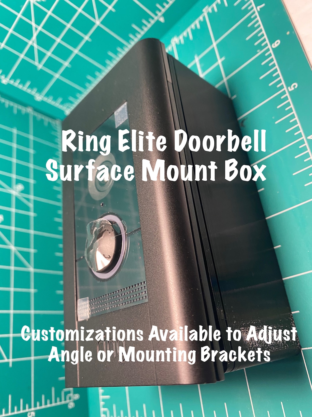 Ring Video Doorbell ELITE - Surface Mount Box - Mount Ring Elite on ...