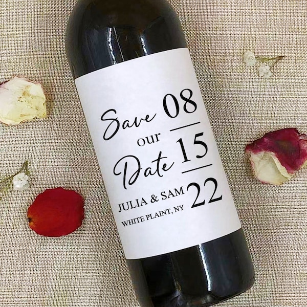 Save the Date Label - Etsy