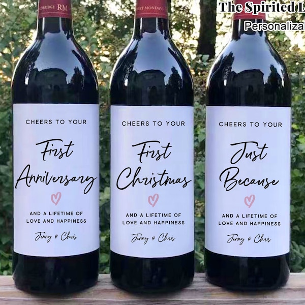 First Milestones Wine Bottle Labels - Etsy