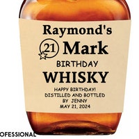 Printable Maker's Mark Label, Personalized Bourbon Label, Custom Whisky ...