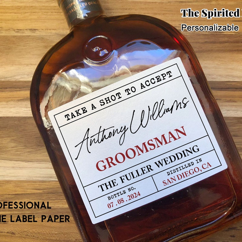 Groomsman Sticker - Etsy
