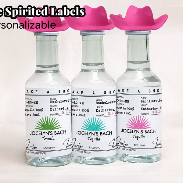 Custom Alcohol Shooter Labels - Etsy