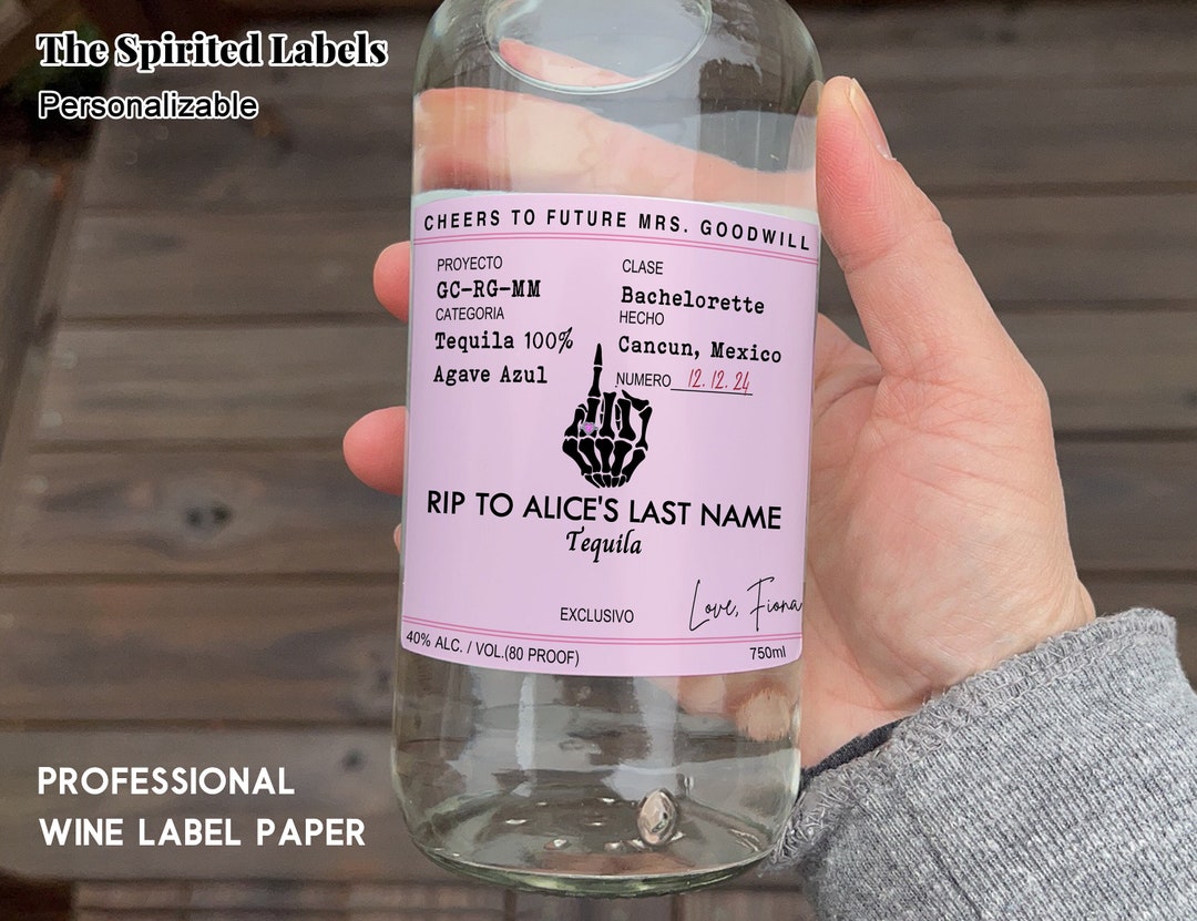 Casamigos Custom Labels/rip Bachelorette Party Mini Casamigos Labels ...