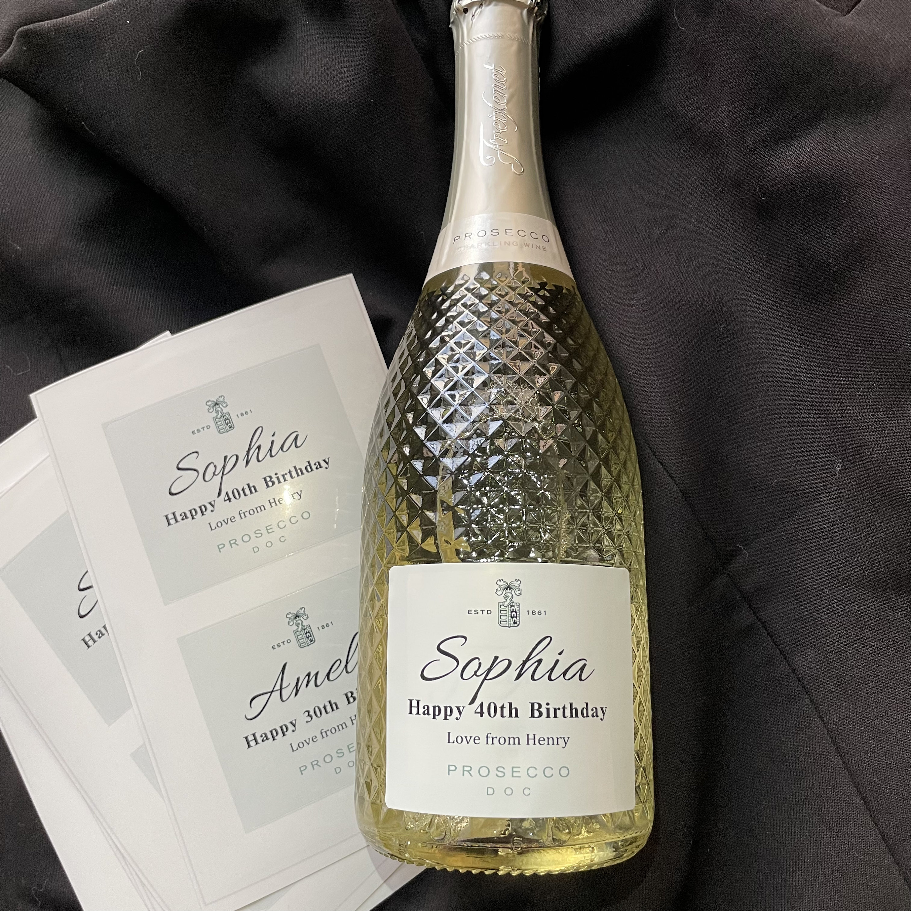 Custom Birthday Prosecco Labels/prosecco Bottle - Etsy