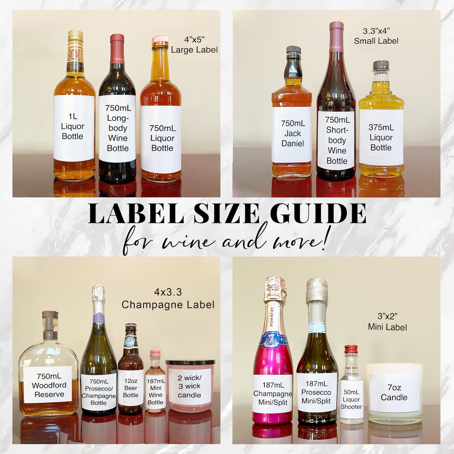 Personalized 30th Birthday Whisky Labels/custom 40th Birthday Wine ...